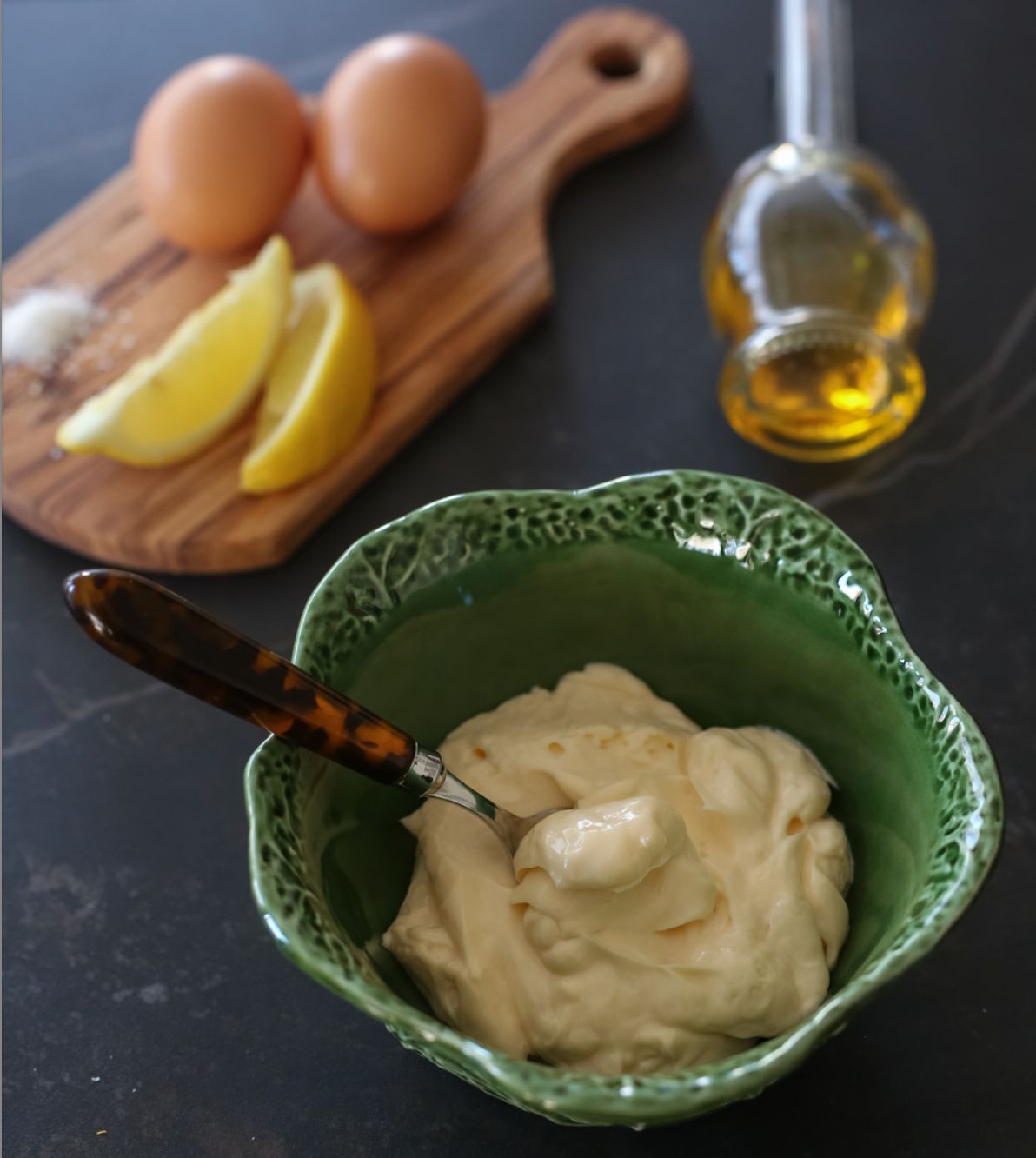 Mayonesa de huevo crudo - Viasanatio